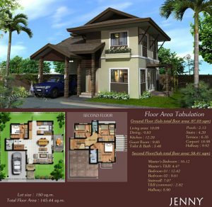 Four House Concepts of Two Storey House with 3 to 4 Bedrooms - Ulric Home